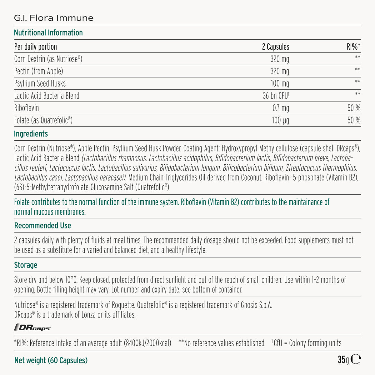 Our gut focused prebiotic and probiotic formula. Now with twelve ...